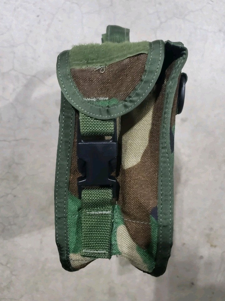 USMC 300rd M240 M60 SAW Belt Ammo Case Mag Magazine Pouch M81 Woodland ...