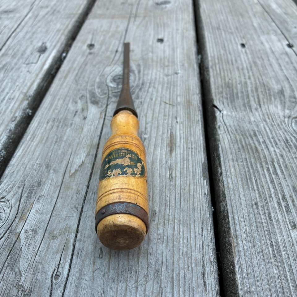 Vintage E A Berg 1/4" Bevel Edge Chisel - Made in Eskilstuna Sweden ...