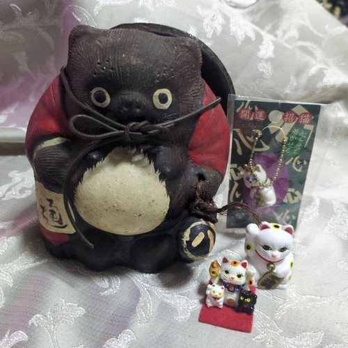 Raccoon dog figurine, good luck charm | eBay