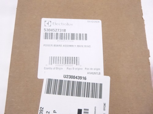 OEM Frigidaire Electrolux Refrigerator Power Control Board 5304527318 ...