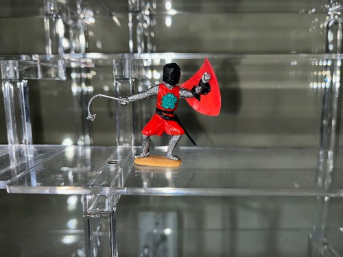 Timpo Toys Very Rare Original Red Knight & Rare Squatting Legs with ...
