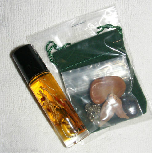 MONEY OIL WITH MOJO BAG - Voodoo, Santeria, Wicca, New Age | eBay