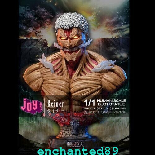 JS Studio Attack on Titan Armored Titan Bust Reiner Model Statue In ...