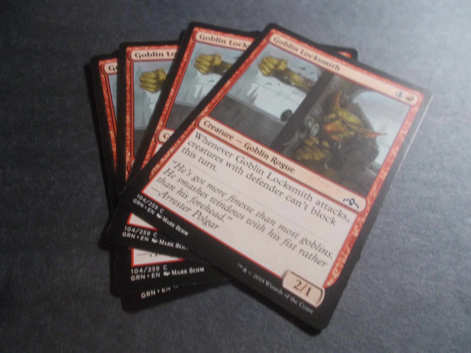 Goblin Locksmith x4 MTG Guilds of Ravnica Red Common Creature NM | eBay