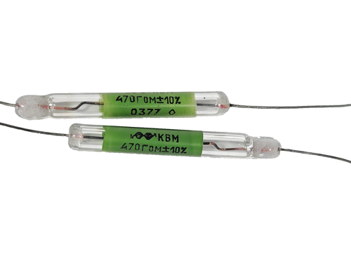 470GOhm RUSSIAN KVM VACUUM ULTRA HIGH VALUE PRECISION GLASS RESISTORS ...