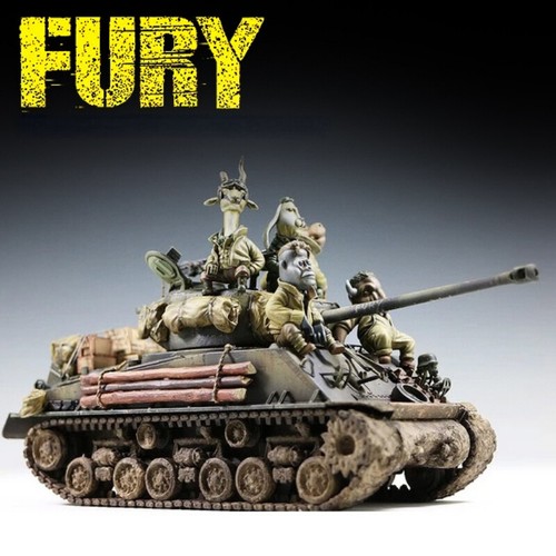 Fury Animal Edition Resin Figure (no tank) 1/35 Model Kit Unassembled ...