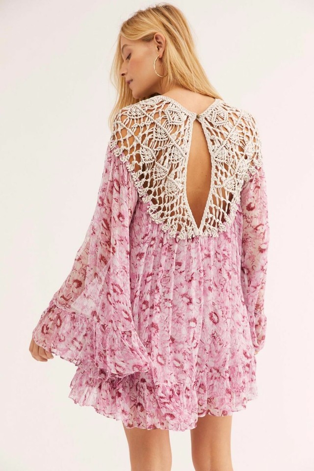 Free People Faded Daisy Frock Dress-S-$248 MSRP 853742004023| eBay