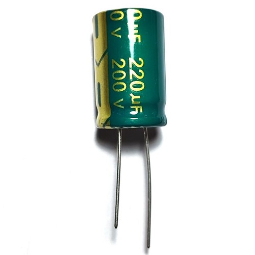1pcs 220uF 200V 220MFD 200Volts 16*25mm LOWESR Electrolytic Capacitor ...