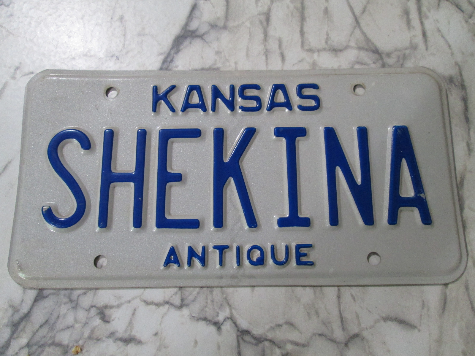 Personalized Kansas Antique License Plate SHEKINA | eBay