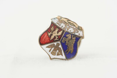 ZNP Polish National Alliance Screw Back Lapel Pin, S.K. Tyrakowski ...