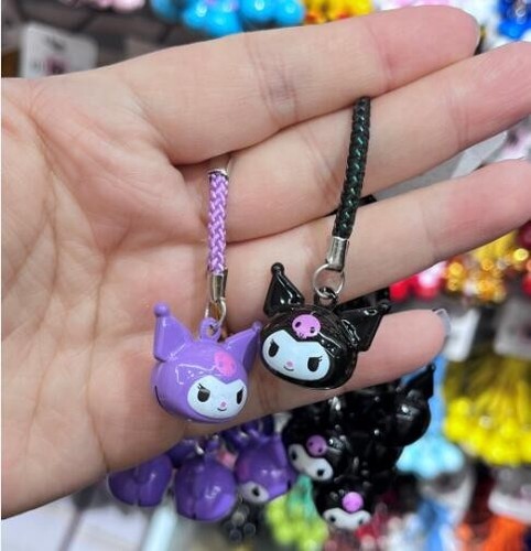 40pcs cartoon Anime cute Jingle Bells DIY Crafts Lanyard Accessories ...