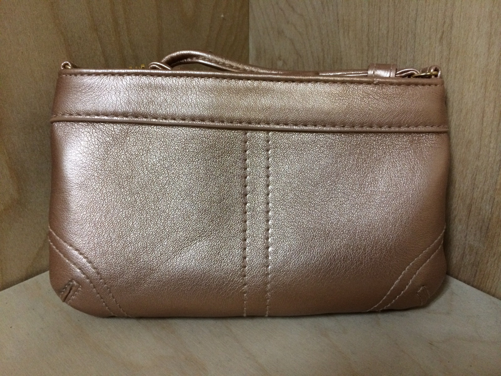 Joan Rivers Beauty bag Bronze 6 PACK Evening Purse 7.5"L-4.5"H-1.5" W ...