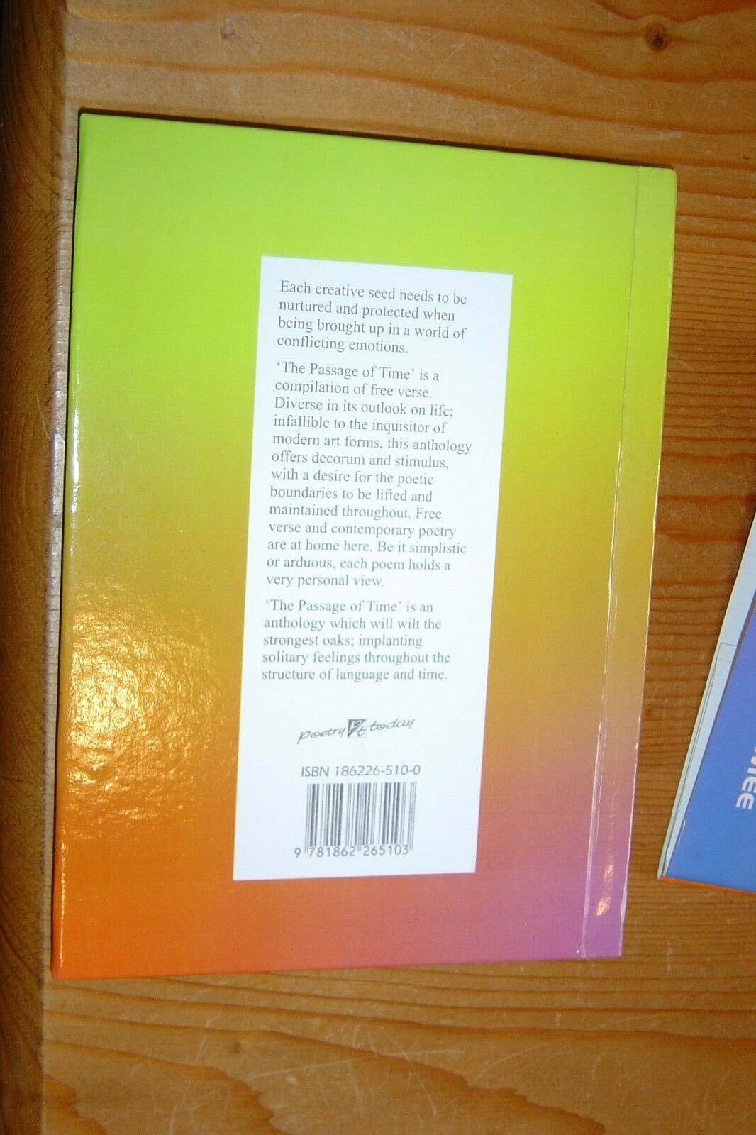 THE PASSAGE OF TIME Editor, REBECCA MEE 'POETRY TODAY' 1998 HARDBACK ...