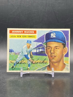 1956 Topps #88 Johnny Kucks New York Yankees VTG Vintage Baseball Card ...