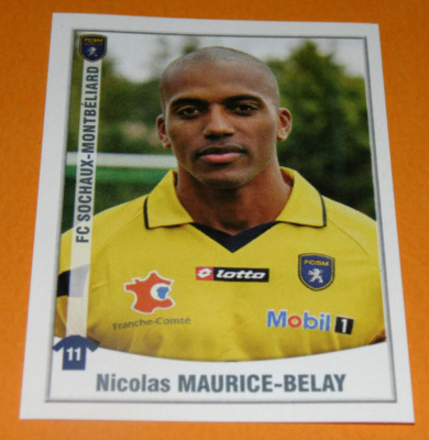 466 MAURICE-BELAY SOCHAUX MONTBELIARD FCSM PANINI FOOT 2011 FOOTBALL ...