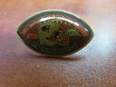 **NFL** New England Patriots Football 2004 AFC Champions Pin By ...