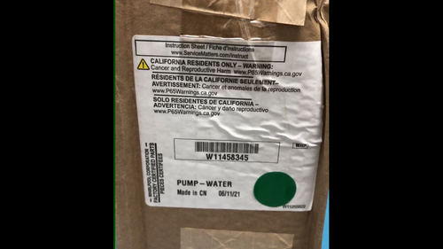 W11458345 New OEM Whirlpool Washer Drain Pump Assembly | eBay