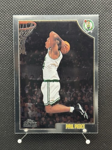 (75) 1998-99 Topps Chrome Basketball #135 Paul Pierce Rookie Card ...
