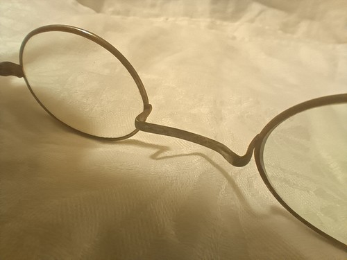 Antique Steel Wire Rim Spectacles 1860-1880 Steampunk, 3.0 Power? | eBay