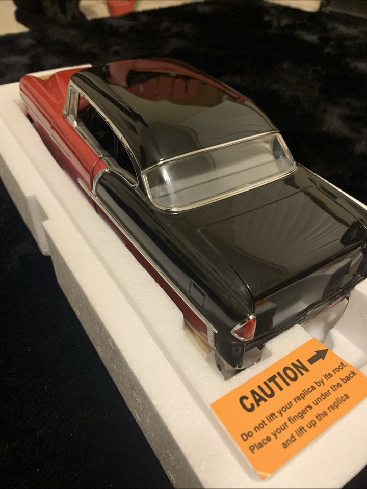 Danbury Mint 1:16 1955 Chevy Bel Air Pro Street Diecast Model Car Black ...