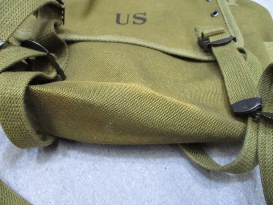 US Military M-1951 Pack Canvas Field Gear Bag WWII Era (REPRODUCTION ...