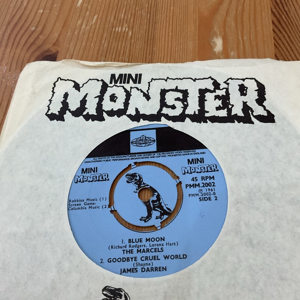 Swinging On A Star / Blue Moon - 7 Inch Single Mini Monster / Pye Label ...