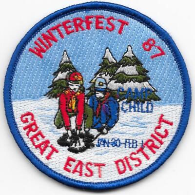 1987 Winterfest Great East District Old Colony Council Boy Scouts BSA ...