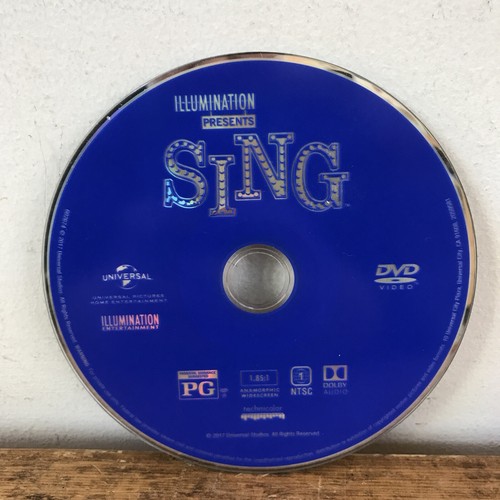 Illumination Sing 2016 Movie DVD Disc | eBay