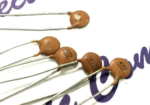 10pcs - 4700P (4700pF) 50V Disc Ceramic Capacitor NOS | eBay