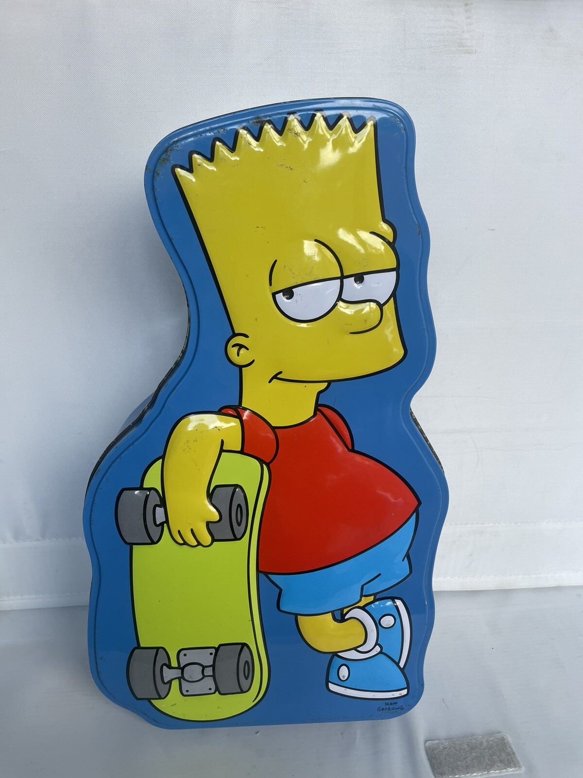 The Simpsons Bart Simpson Tin Vintage 2004- 13 Inches Height RARE ...