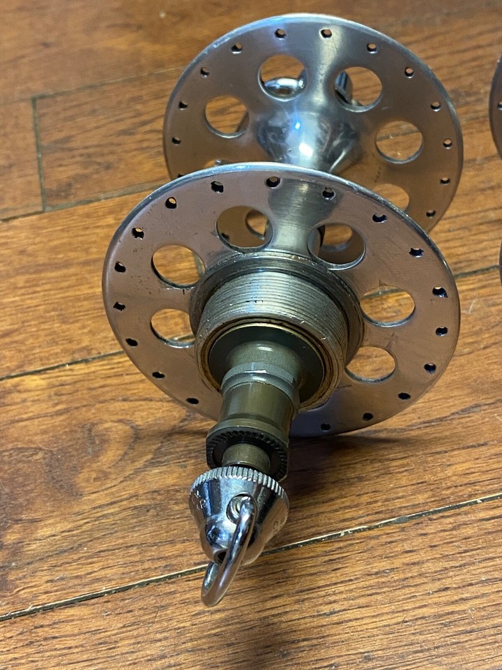 Harden Large Flange Hubs Front & Rear, Campagnolo QR 32H/40H. Made in ...