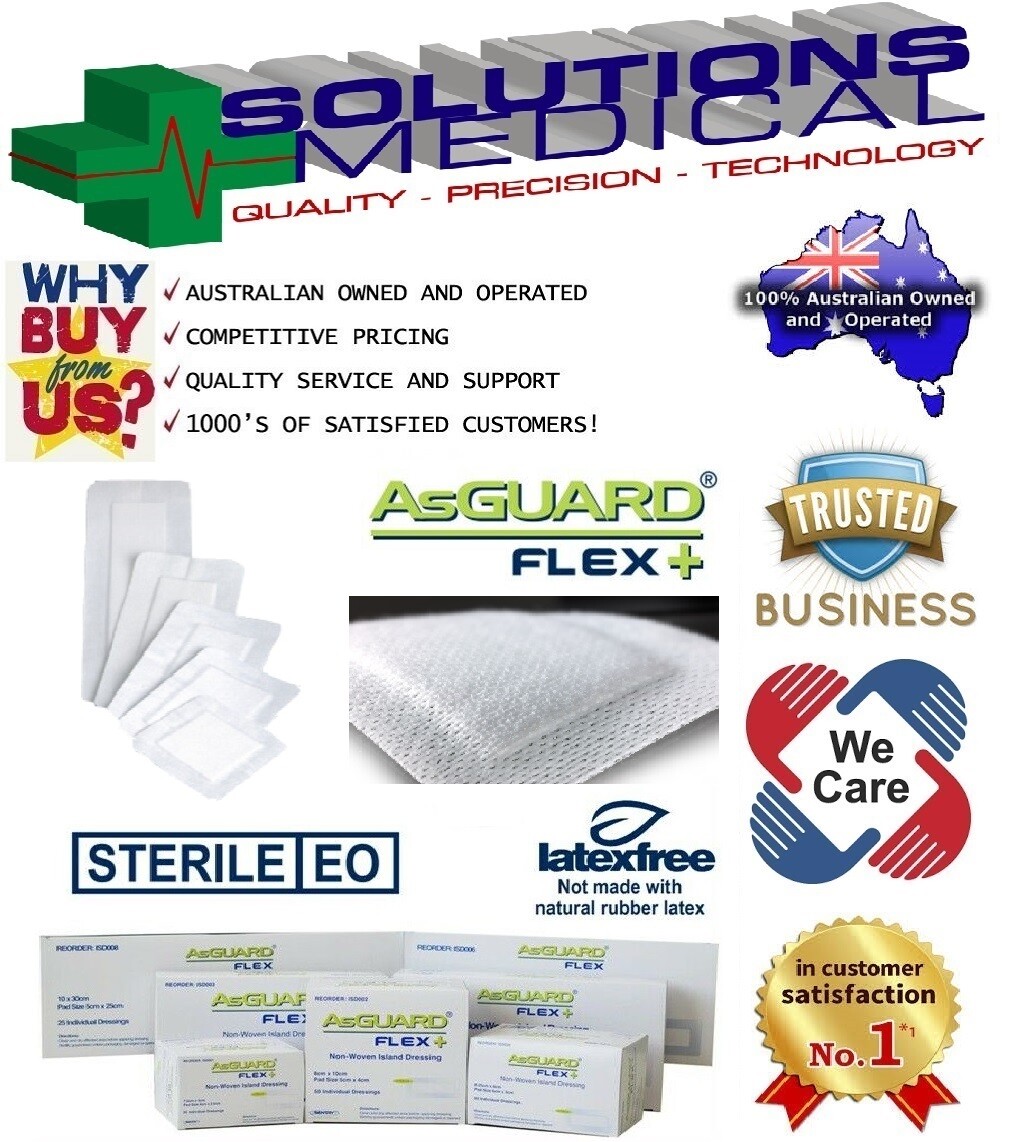Sentry Adhesive Island Dressing Wound Dressing Asguard Flex Dressings Sterile. | eBay Australia
