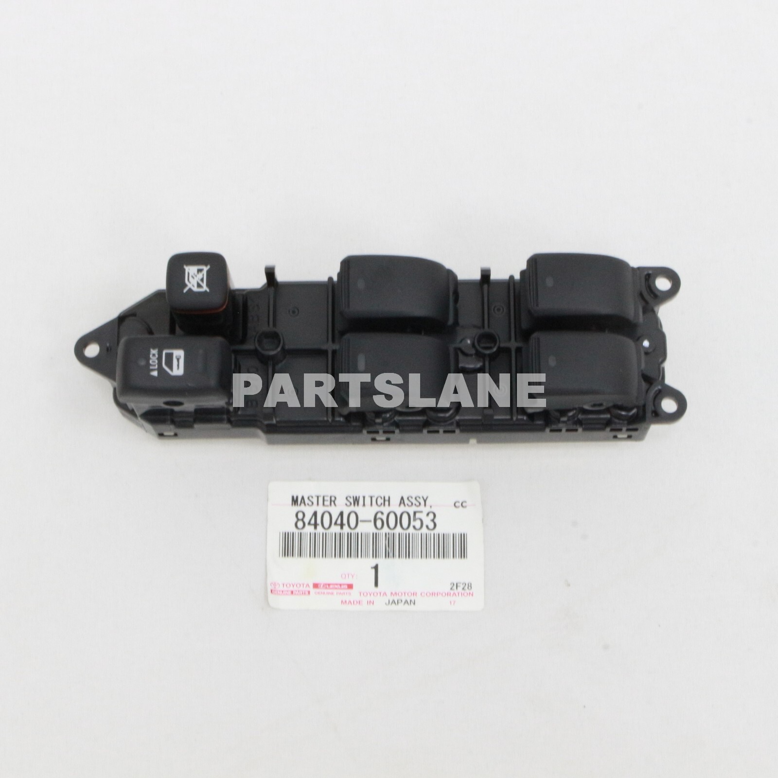 84040-60053 Toyota OEM Genuine MASTER SWITCH ASSY, POWER WINDOW ...