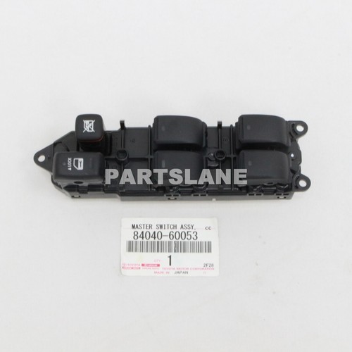 84040-60053 Toyota OEM Genuine MASTER SWITCH ASSY, POWER WINDOW ...