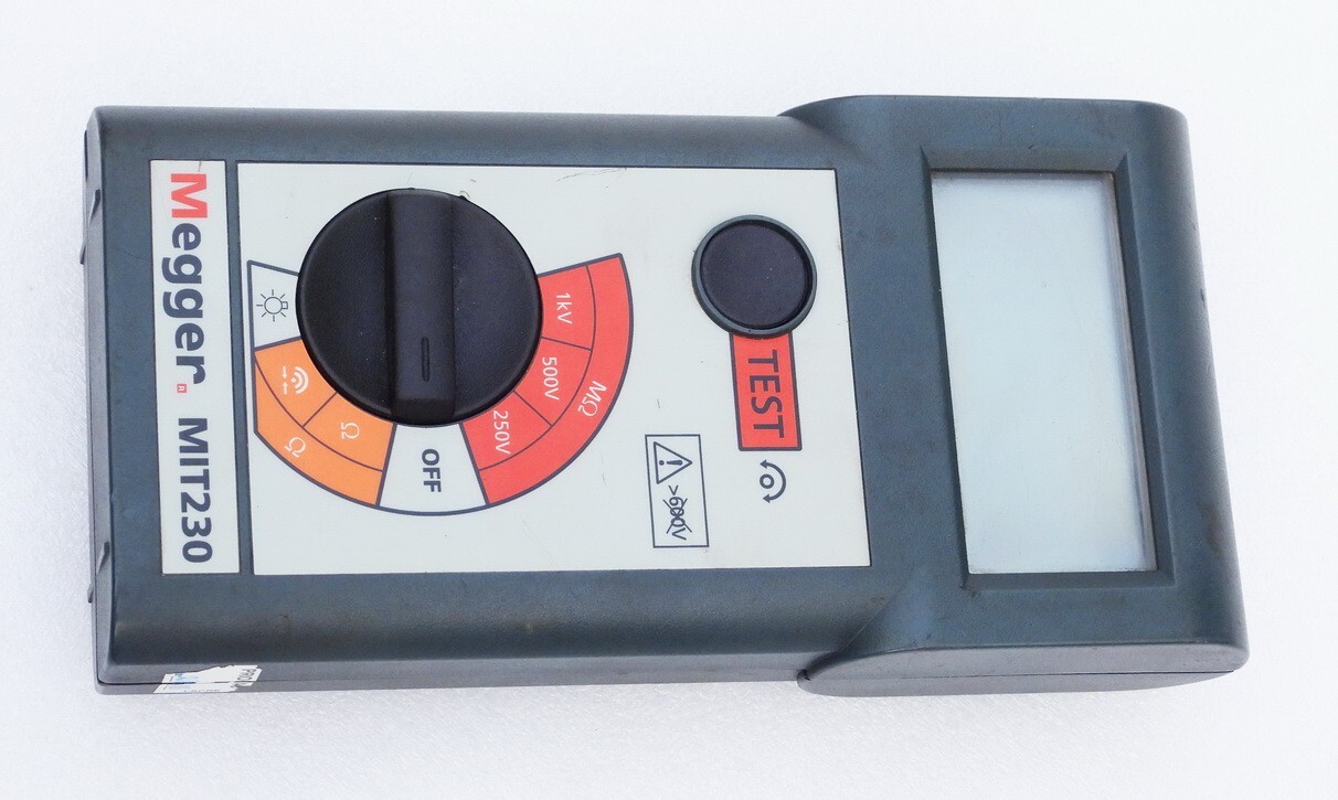 MEGGER MIT230 DIGITAL INSULATION & CONTINUITY TESTER MEGOHMMETER 250V ...