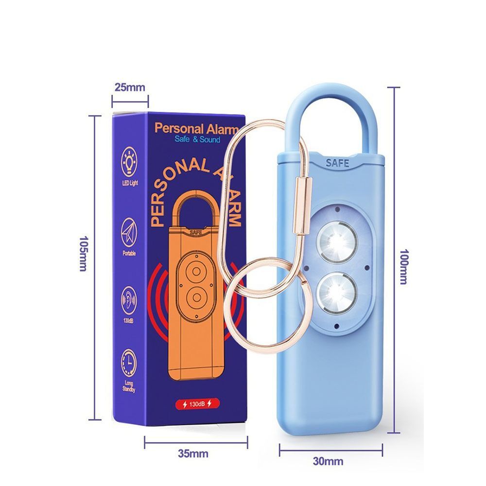 ABS Self Defense Siren with 130dB SOS Keychain Alarm Alarms for Women ...