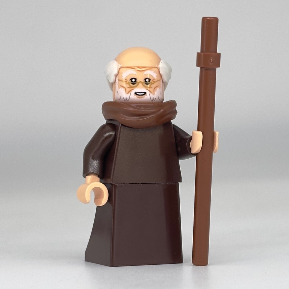 Lego Medieval Monk Minifigure Friar Tuck Bald Knights Castle Priest ...