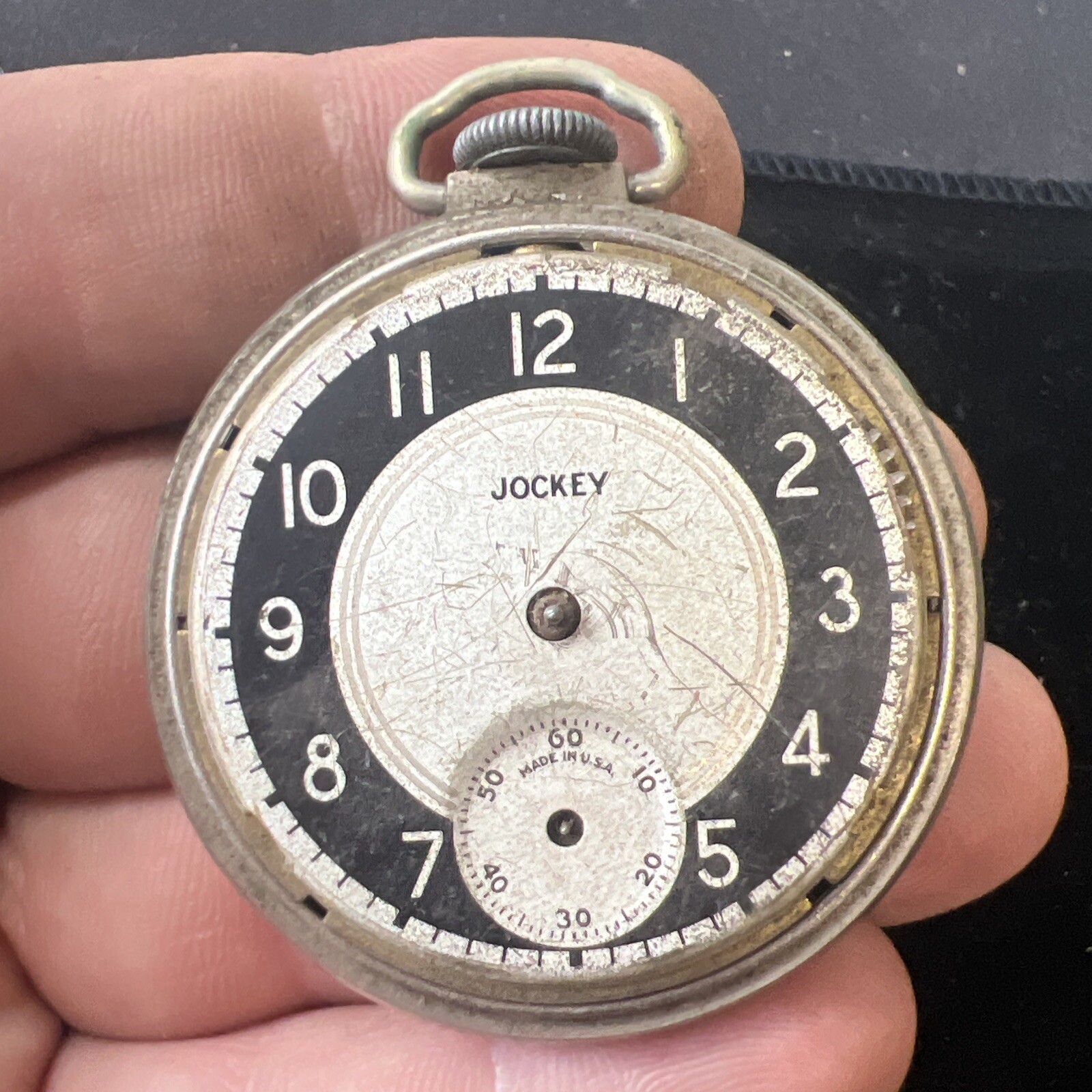 The E. Ingraham Co. Vintage Pocket Watch. "Jockey". … - Gem