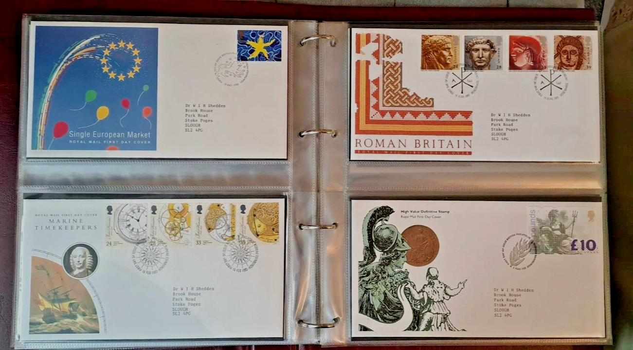 collection of ( 71 ) British first day covers 1990-96 includes high ...