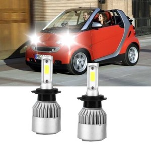2x H7 Super White LED Headlight Bulbs Low Beam FOR Smart Fortwo 451 ...