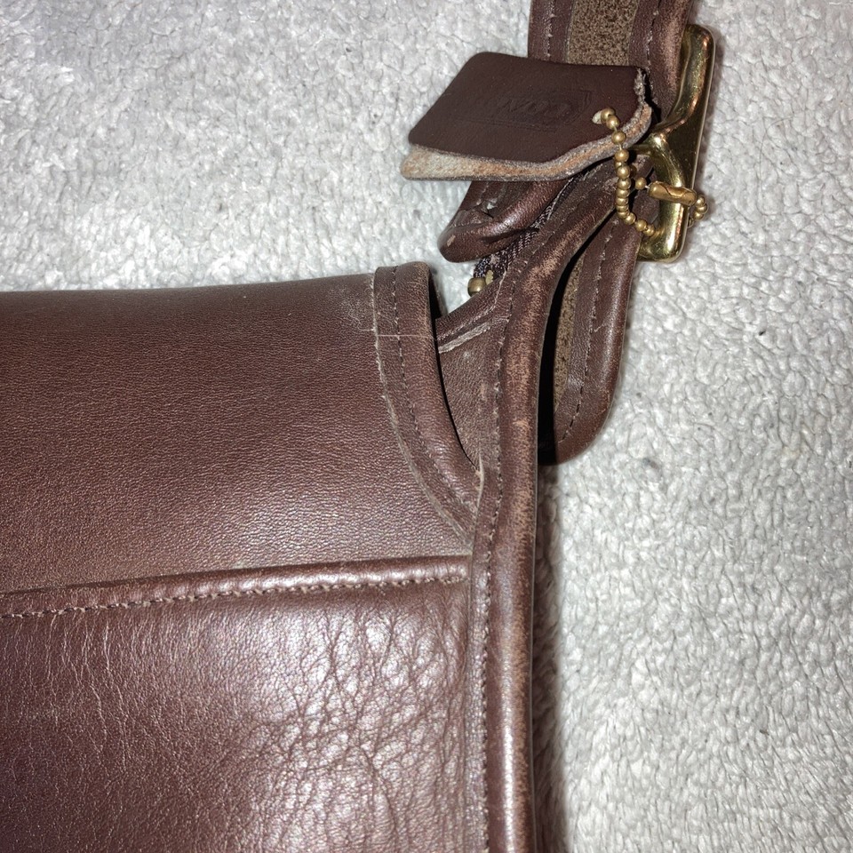 Coach bag F7D 9951 brown leather | eBay