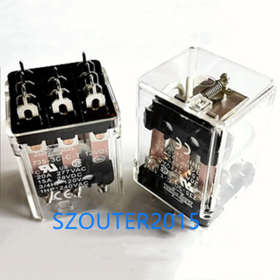 1PCS 735-3C-C-T 24VDC Relay 24V 20A 11PIN NEW | eBay