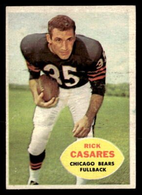 Rick Casares 1960 Topps Card #13 Chicago Bears VG-EX | eBay