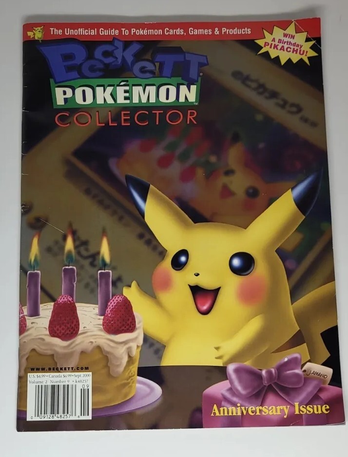 Vintage Pokemon Beckett Collector Magazine (Anniversary Issue) Vol 2 ...