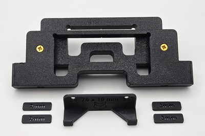76mm (3") + 102mm (4") Slim Hinge Jig Router Template for Door and Door ...