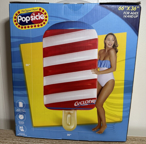 Popsicle Inflatable Pool Float 66” Adult Beach Raft Summer Fun 191205400327| eBay