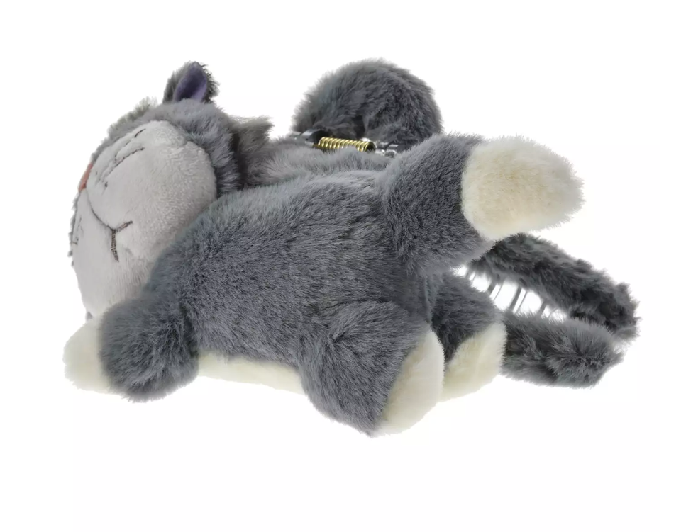Disney Store Japan Lucifer Cat Plush Hair Clip Stuffed Hair Accessory ...