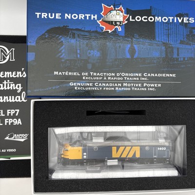 Rapido HO GMDD FP7 Via Rail Canada #1403 - 222535 | eBay Australia