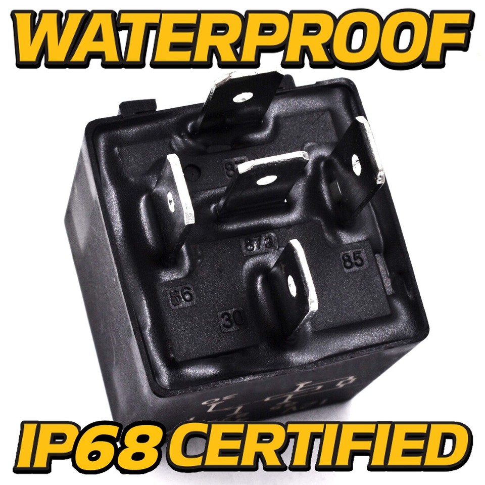 HD Switch 12V 40A Upgrade Waterproof Relay Replaces Hella 4RD 931 680 ...