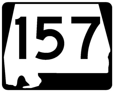 Alabama State Route 157 Sticker R4556 Highway Sign Road Sign Decal | eBay